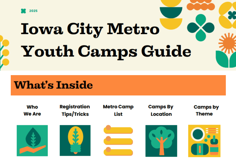 Iowa City Metro Youth Camps Guide - Greater Iowa City, Inc.