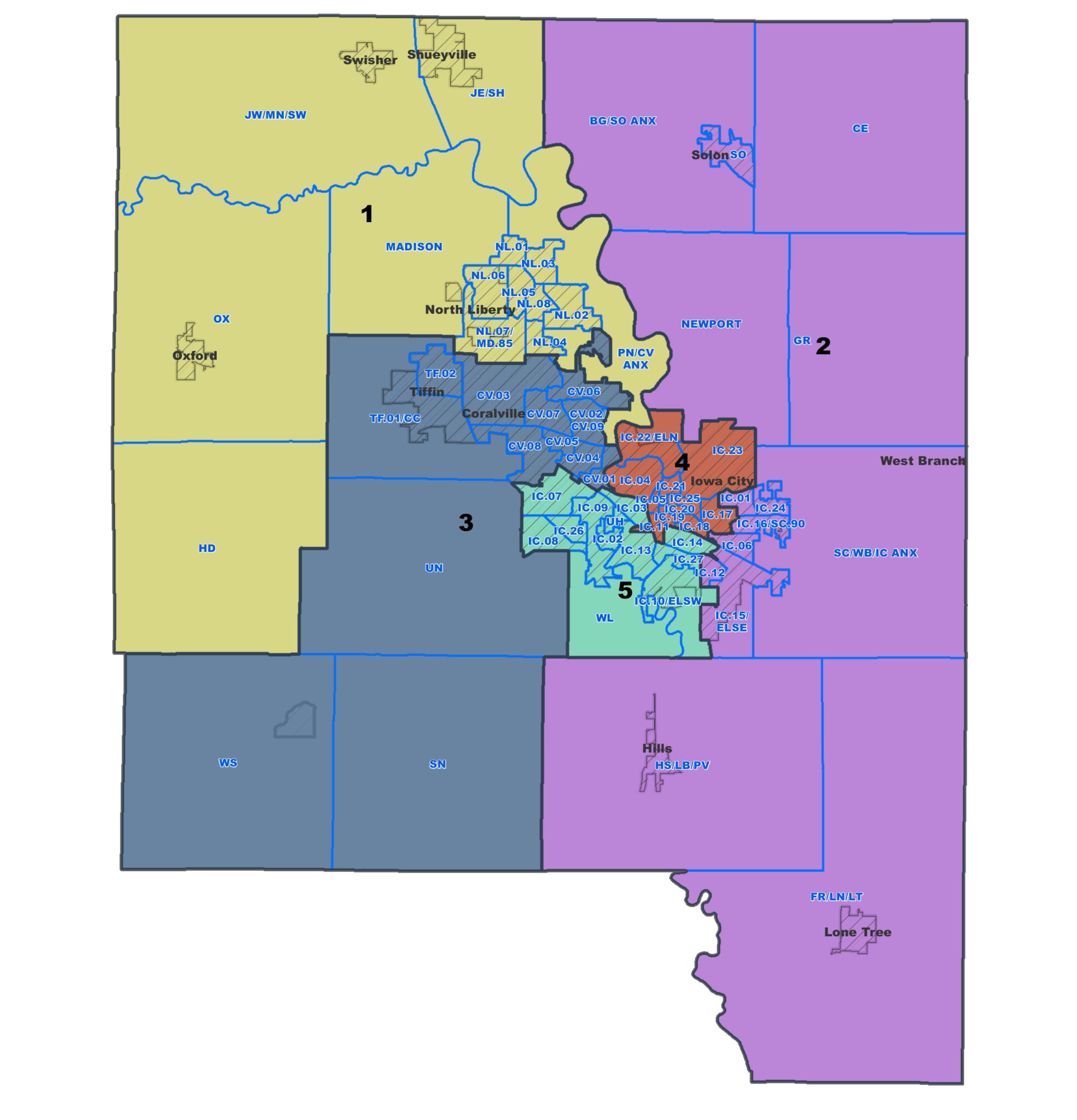 Changes in Supervisors with Upcoming County Election - Greater Iowa ...